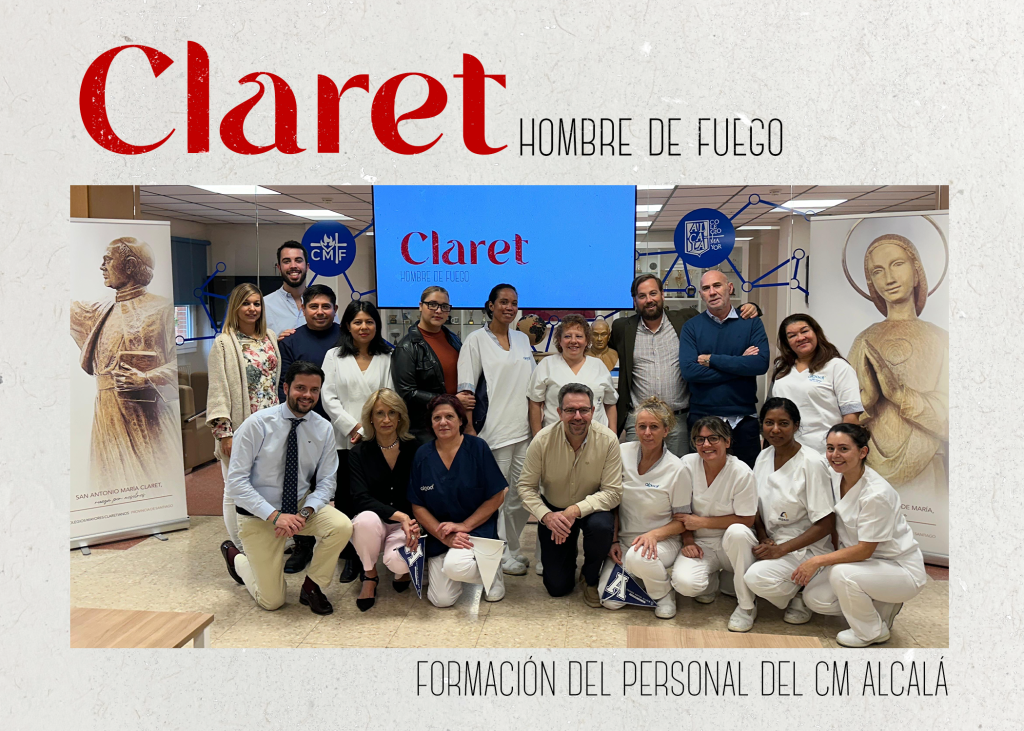 El personal del CM Alcalá se acerca más a Claret - Colegio Mayor Alcalá